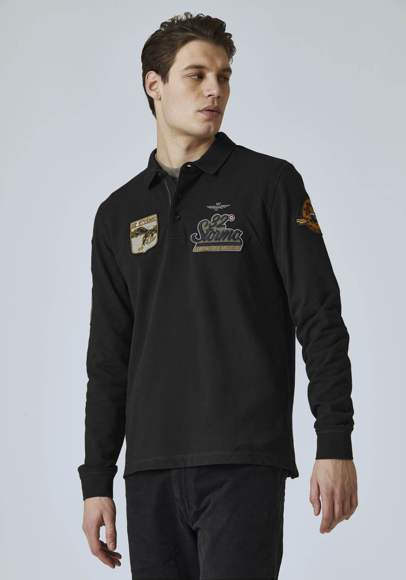 Aeronautica Militare Μακρυμάνικη Polo της σειράς 32nd Wing - PO1659 ...