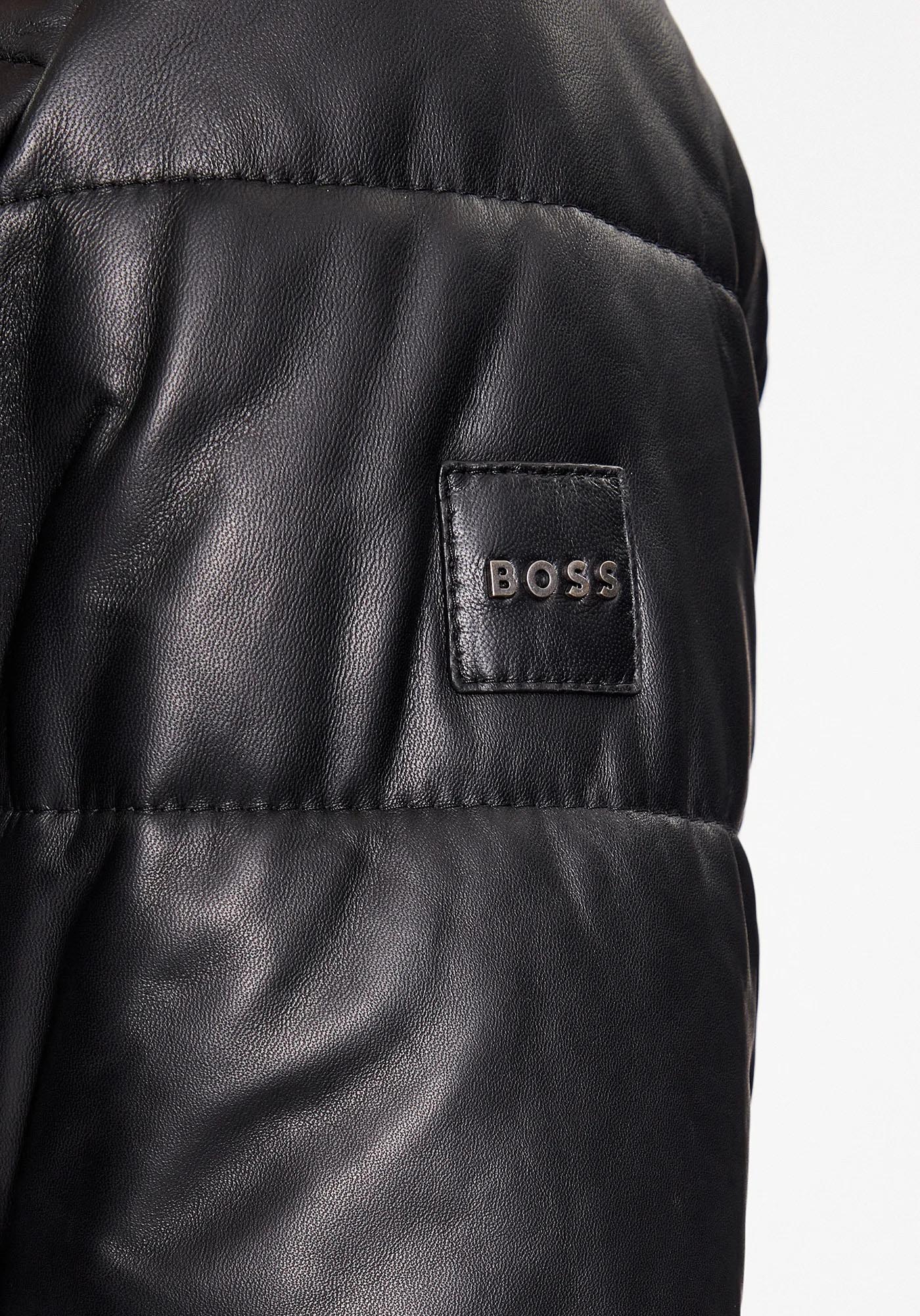 BOSS Δερμάτινο Jacket της σειράς Jolomi - 50498499 001 Black | Silenzio