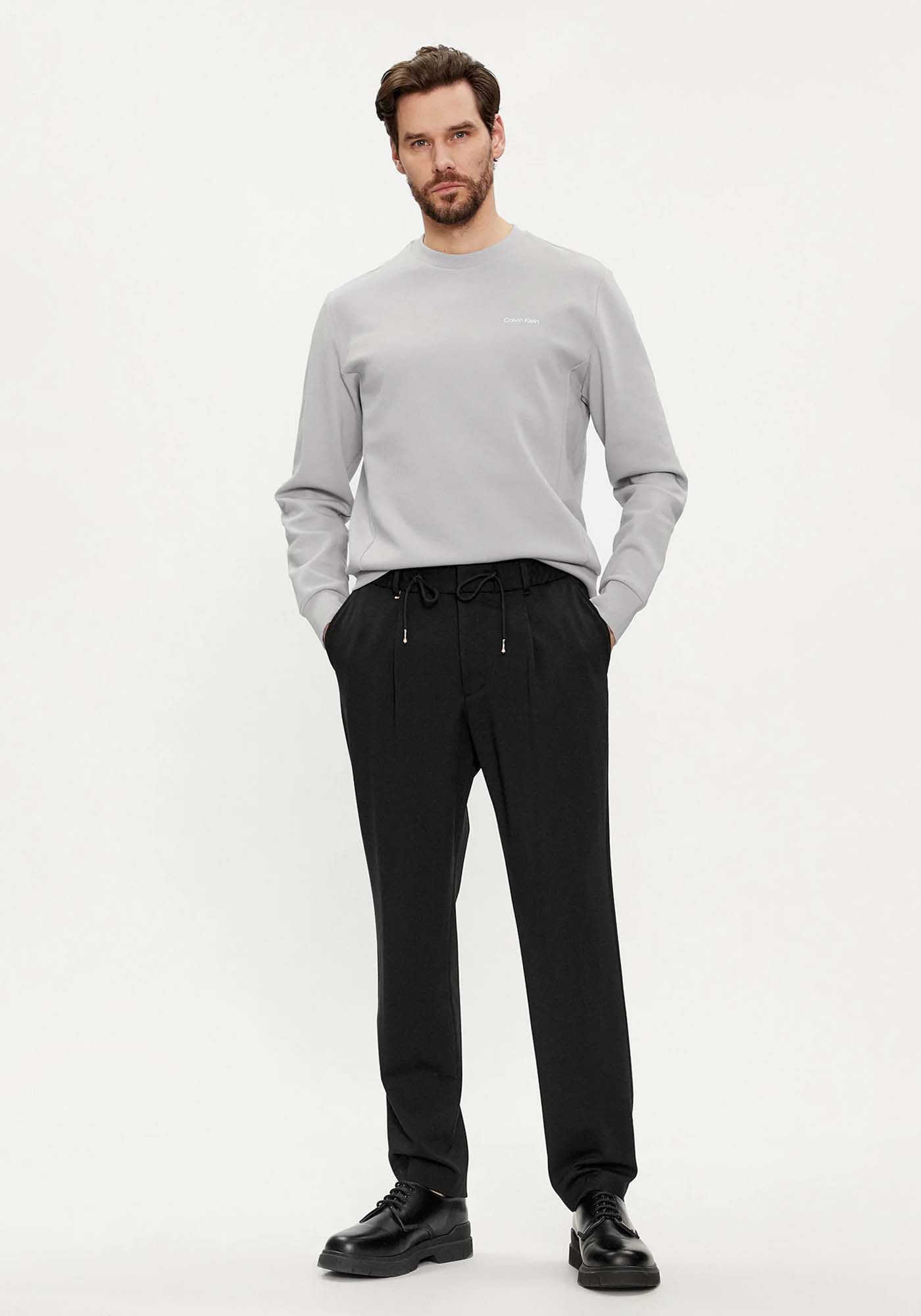 BOSS Υφασμάτινο Παντελόνι της σειράς Perin - 50509536 001 Black | Silenzio