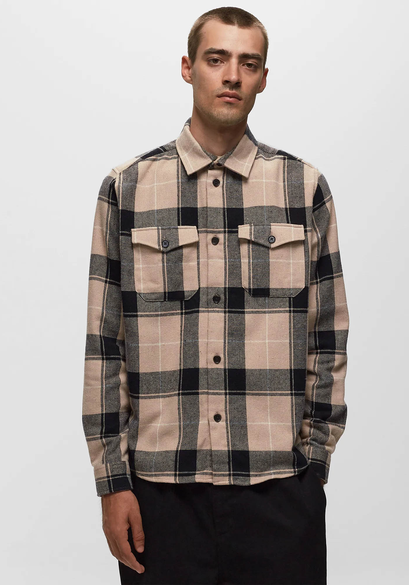 Les Deux Overshirt της σειράς Lennon Check - LDM410137 848100 Dusty ...