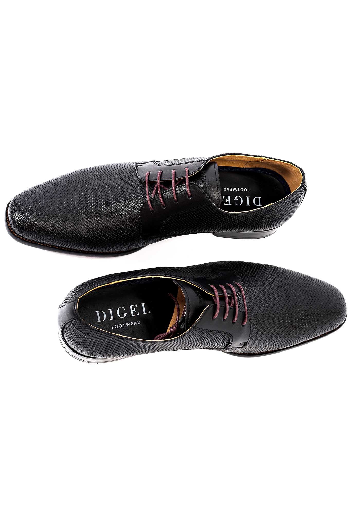Digel Scorpion Leather Shoes - 002 Black | Silenzio