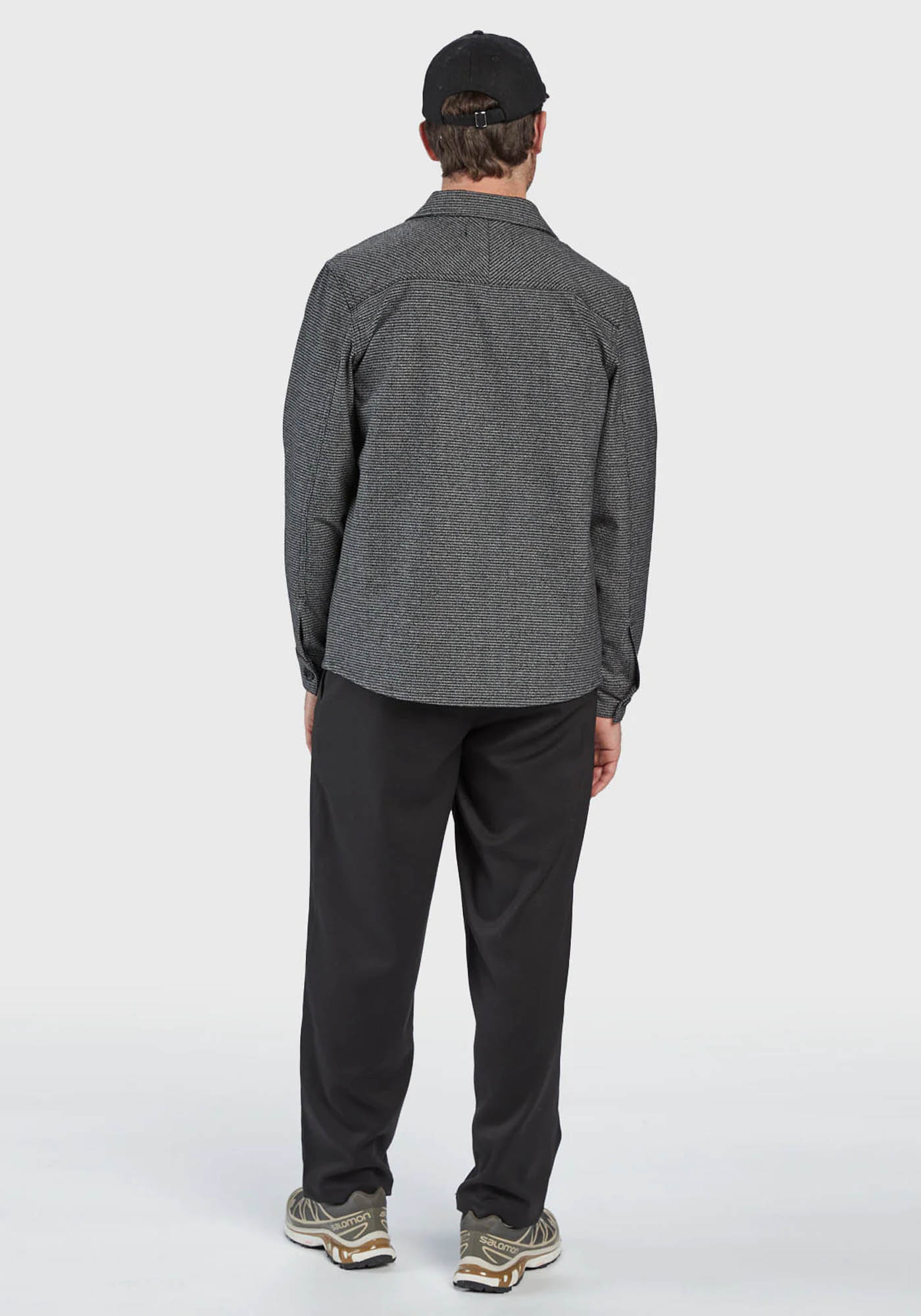 GABBA Overshirt της σειράς Clipper Ema - 10648 9900 Dark Grey | Silenzio