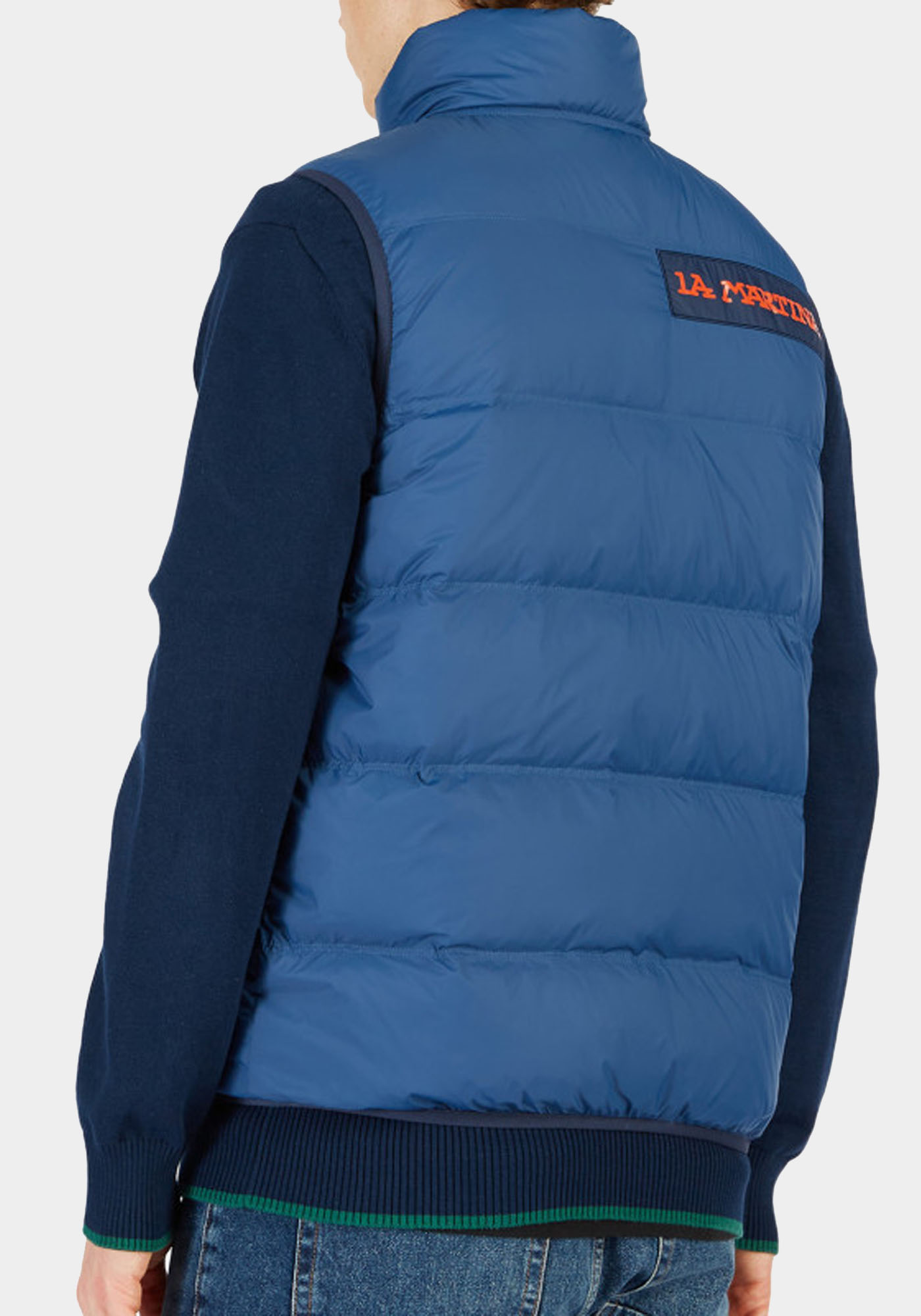 La Martina Αμάνικο Μπουφάν της σειράς Gilet - UMO009 PA012 07048 Ensing Blue | Silenzio