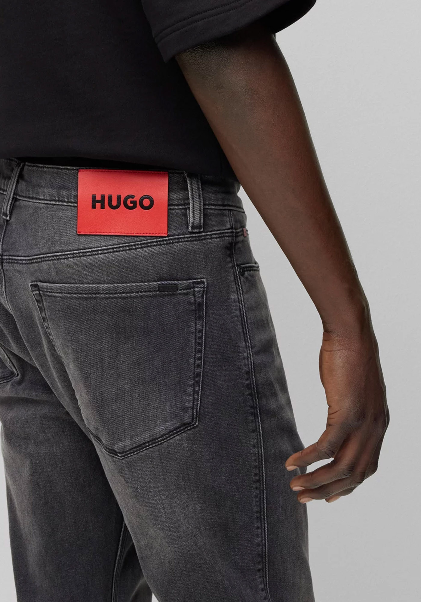 HUGO Jean Παντελόνι της σειράς HUGO 708 - 50489861 027 Dark Grey | Silenzio
