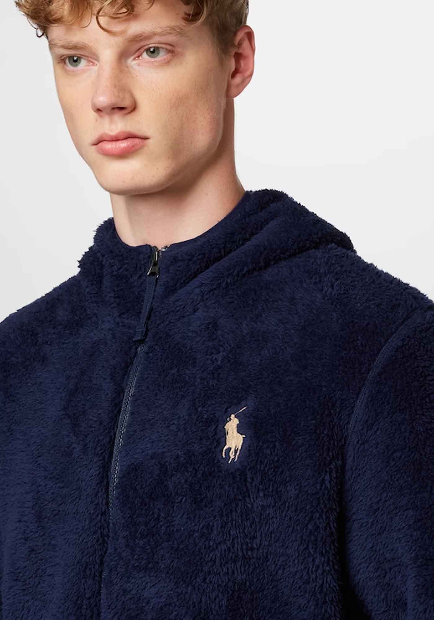 Polo Ralph Lauren Ζακέτα Μπουφάν της σειράς Hybrid Fleece - 710880752 002 Navy | Silenzio