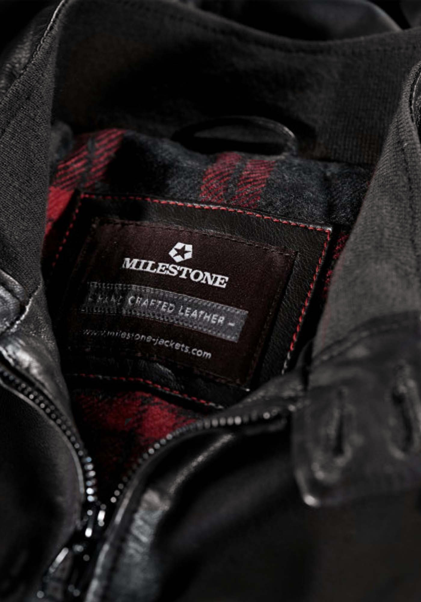 Milestone Δερμάτινο της σειράς MS Henry - 231078 20460 99 Black | Silenzio