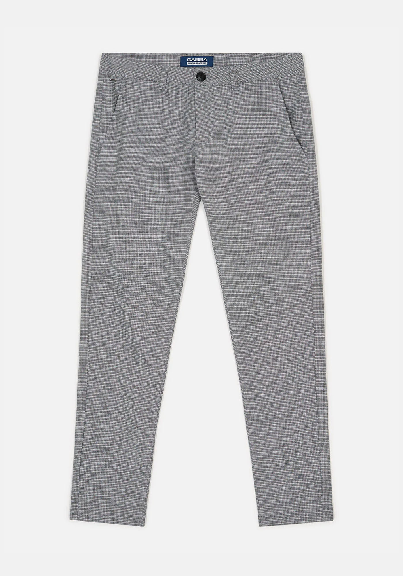GABBA Chino της σειράς Paul Billo - 10378 0009 Blue Check | Silenzio