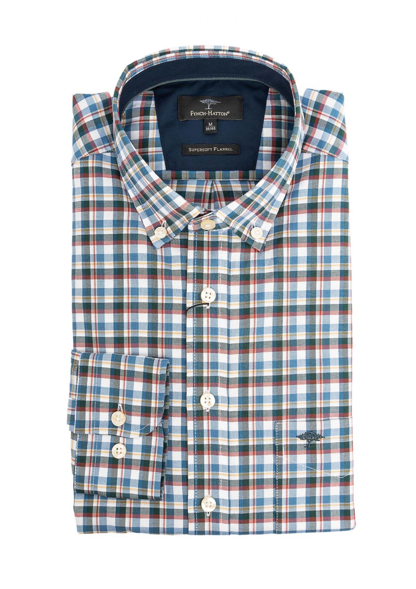 Fynch Hatton Πουκάμισο της σειράς Supersoft Flannel - 1221 8150 8152 ...