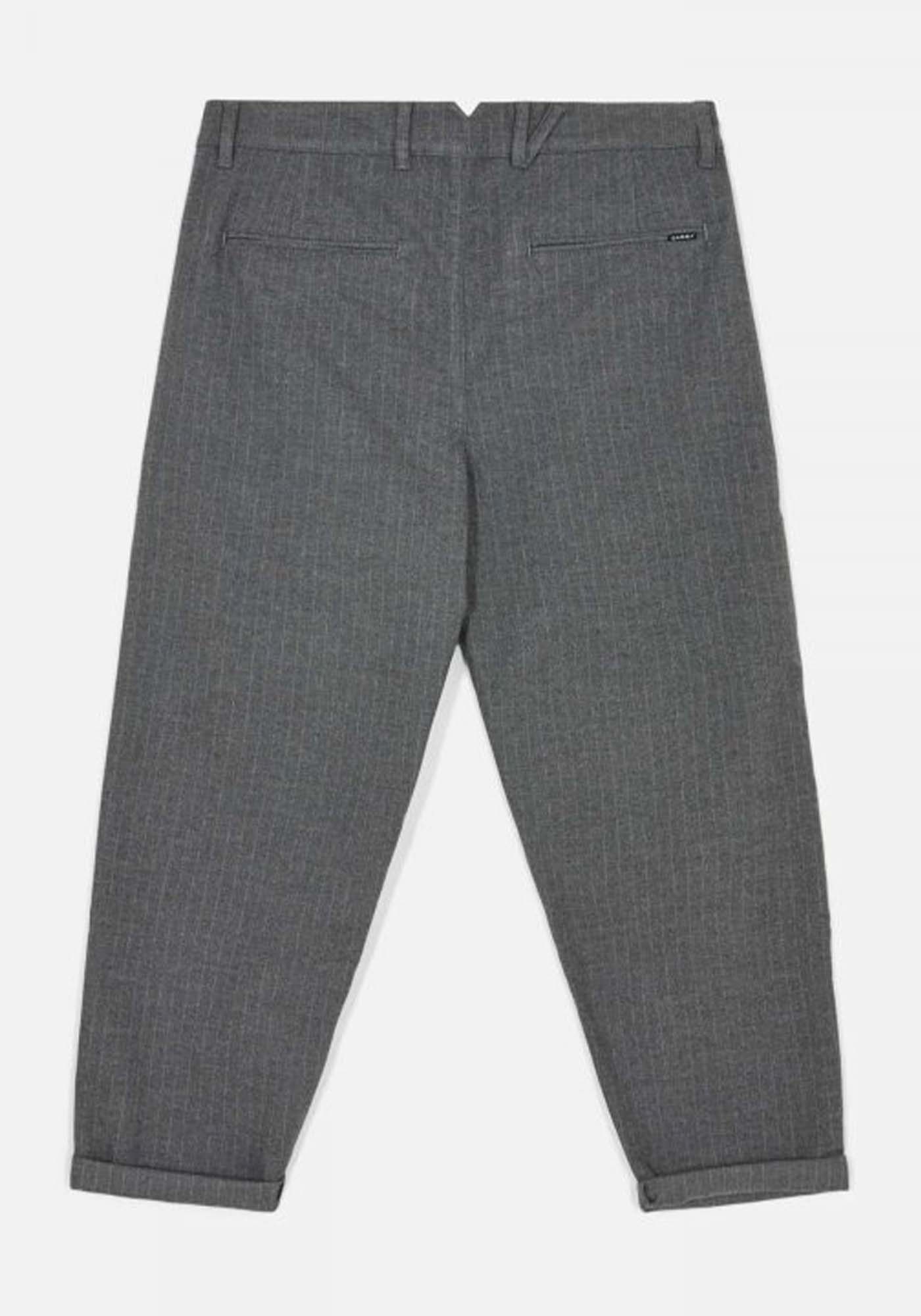 GABBA Παντελόνι της σειράς Firenze Pal - 10172 910 Grey Stripe | Silenzio