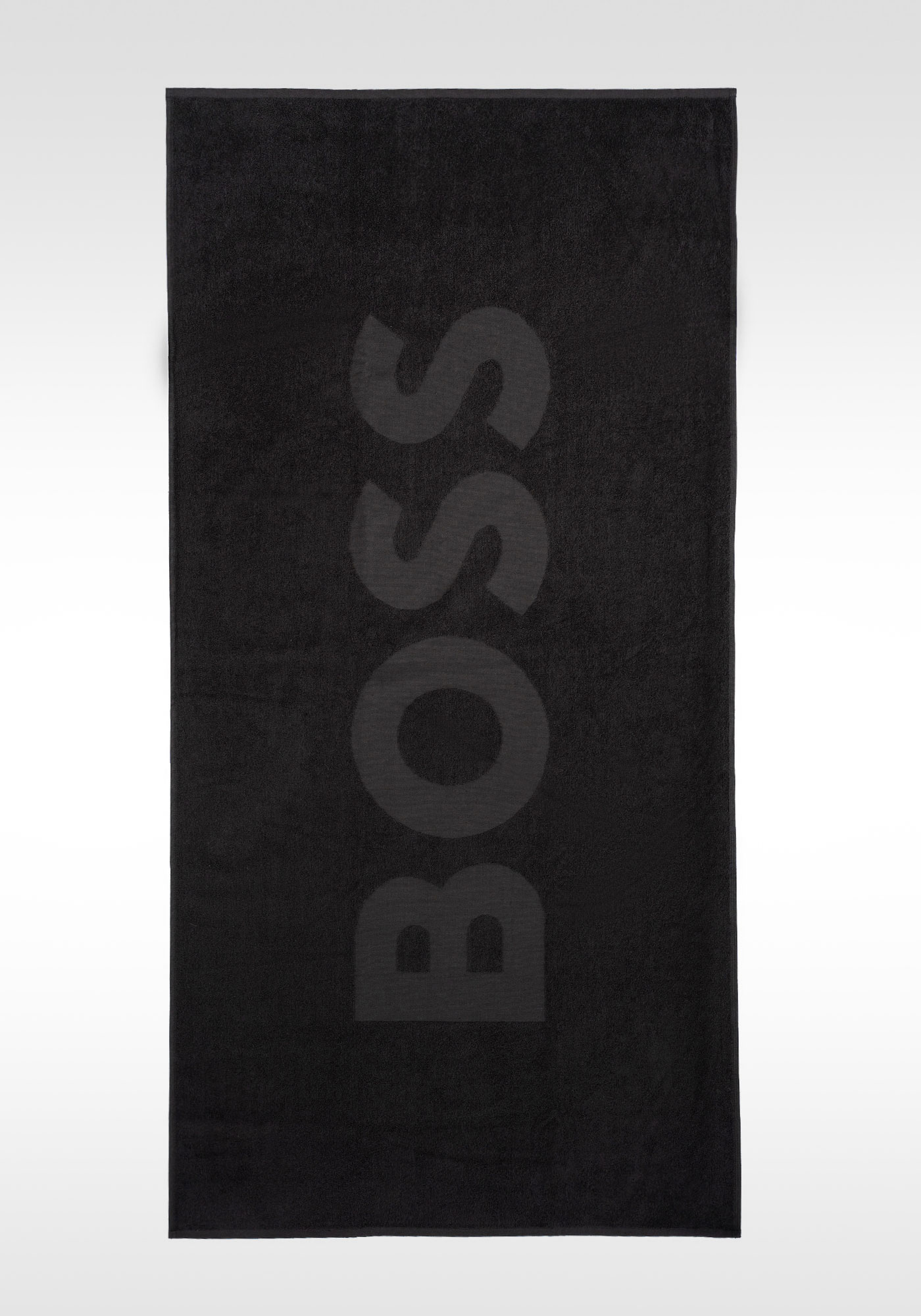 BOSS Πετσέτα Θαλάσσης 1.80cmX90cm της σειράς Solid - 50492252 001 Black ...